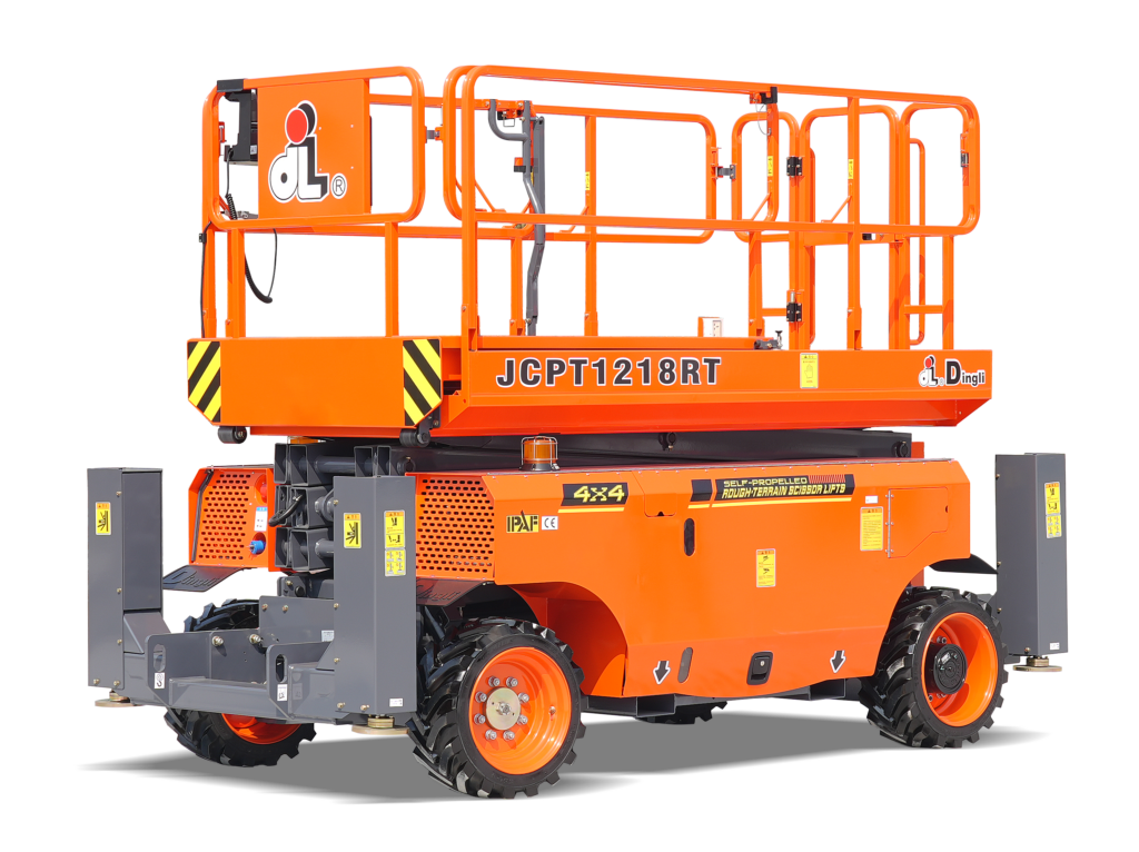 12m Dingli 1218RT Diesel Scissor Lift - Platform Supermarket