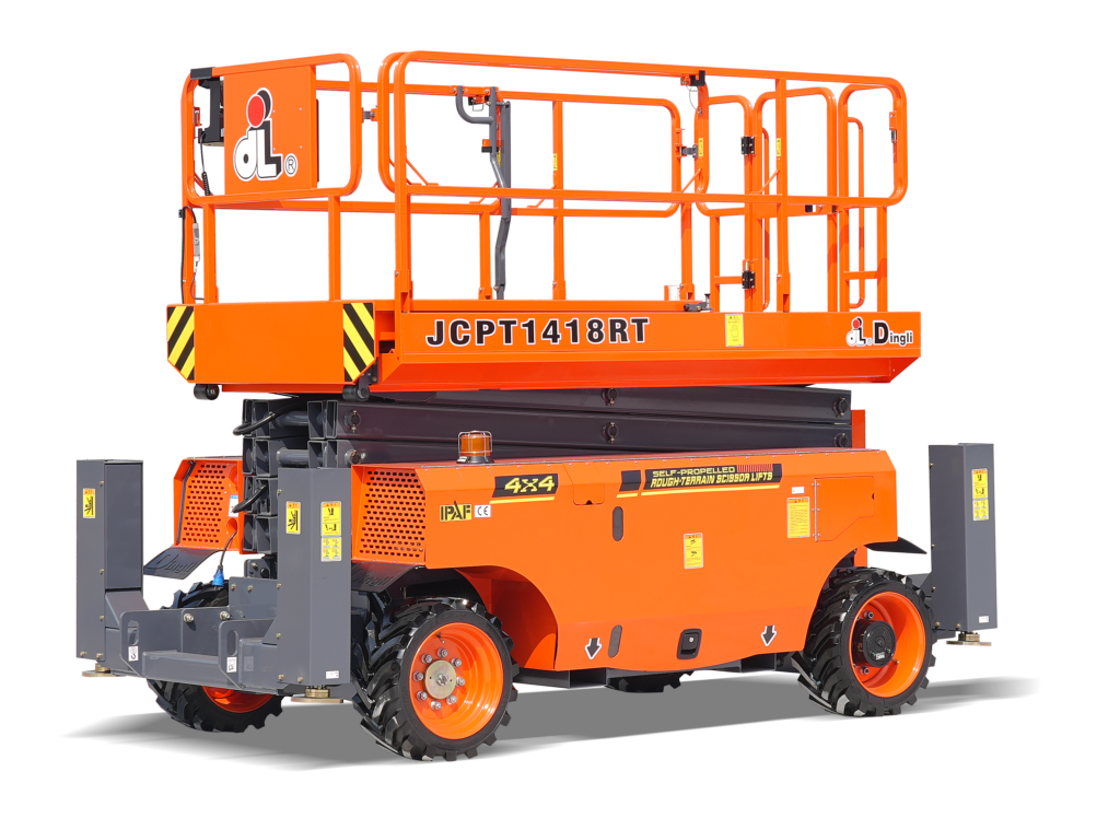 14.3m Dingli 1418RT Diesel Scissor Lift - Platform Supermarket