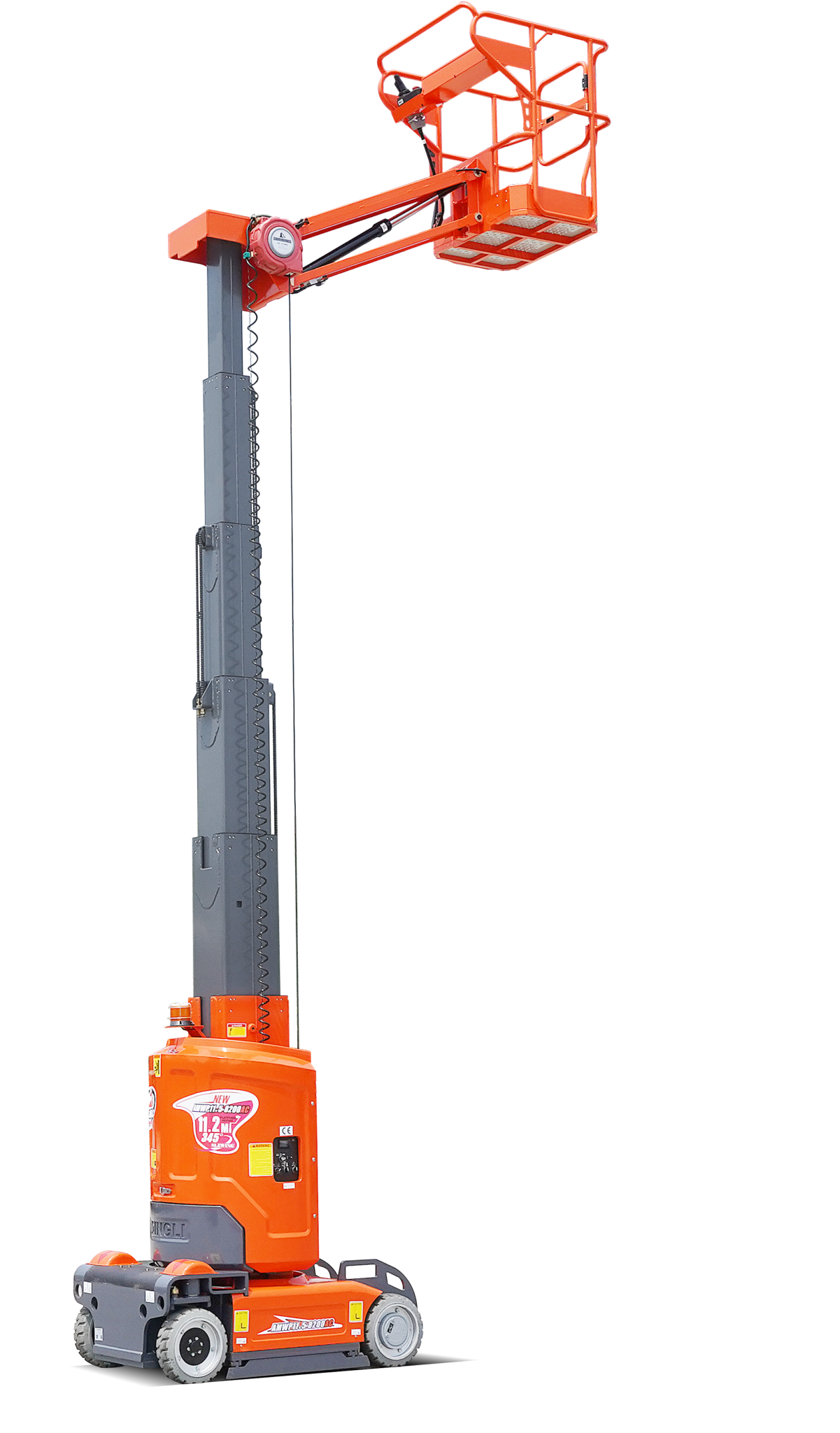 11.2m Dingli AMWP11.5-8200AC Electric Vertical Mast Lift - Platform ...