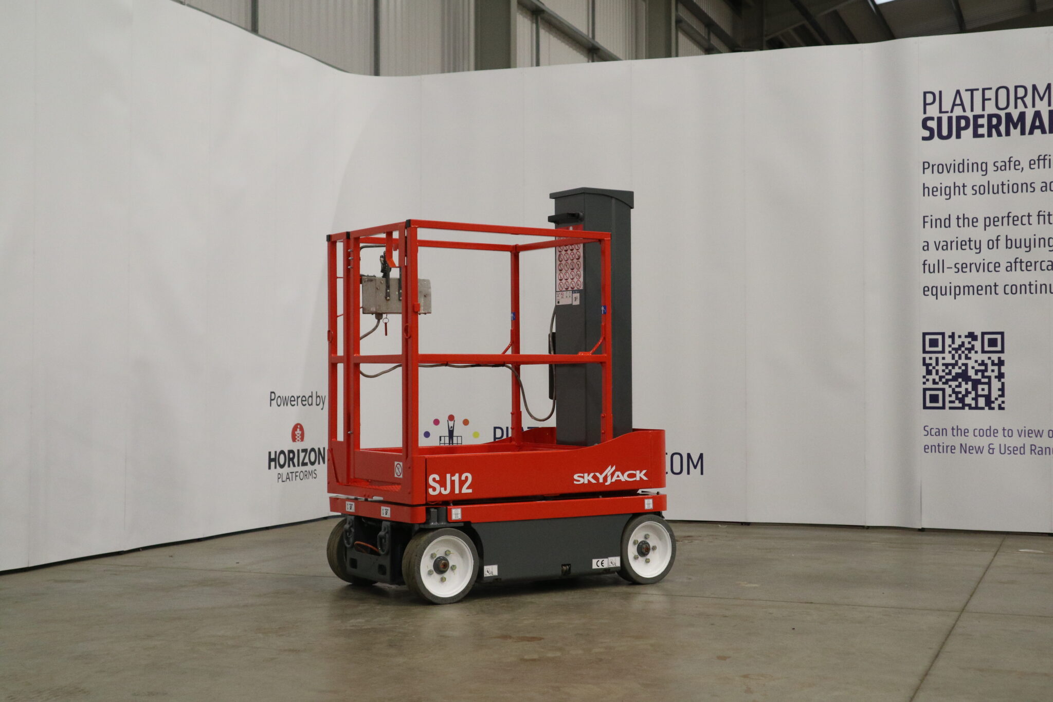 2017 SkyJack SJ12 E Electric Vertical Mast Lift - Platform Supermarket